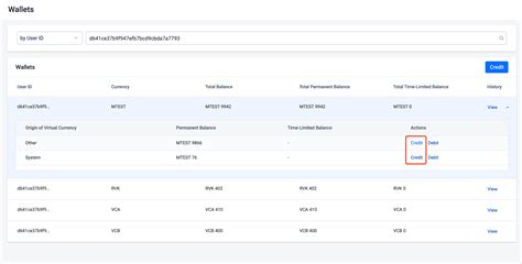 Managing Wallets Accelbyte Documentation