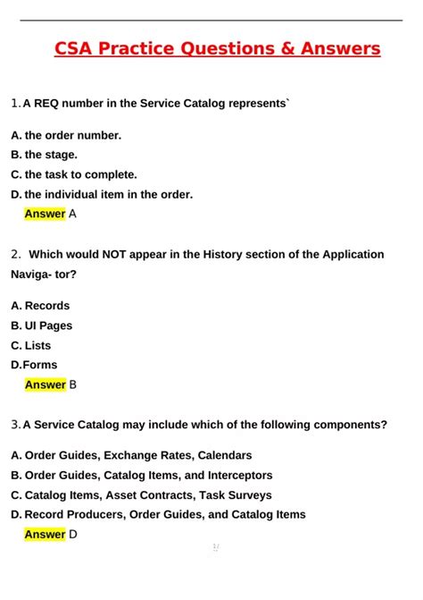 Csa Practice Questions Exam Actual 2025 Exam With Questions And Answers