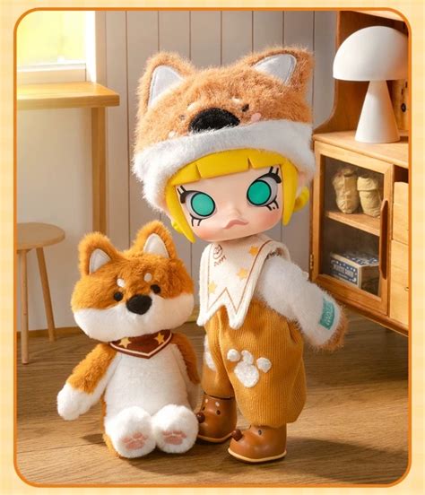 🔥現貨不用等🔥全新正版 Molly 小熊麵包 Molly抱抱18可動人偶 Popmart泡泡瑪特 絨毛娃 手辦 蝦皮購物