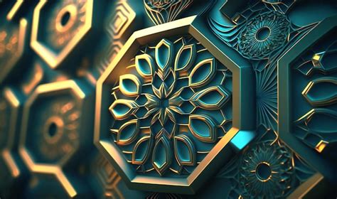 Premium Photo Geometric Patterns Representing The Encryption Of