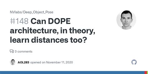 Can DOPE Architecture In Theory Learn Distances Too Issue NVlabs Deep Object Pose