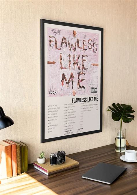 Lucki Flawless Like Me Album Cover Poster For Wall Art Home Decor