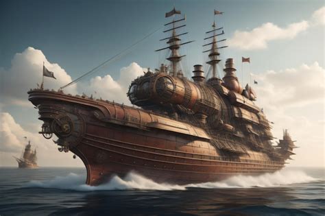 Premium Ai Image Battleship War Generative Ai