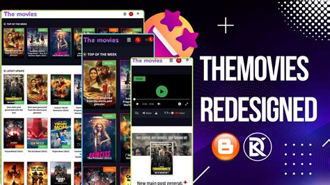 The Movies Redesigned Blogger Template Dk Theme Store