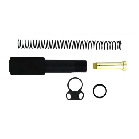 Tacfire Ar15 Pistol Buffer Tube Kit W Ambi Dual Loop Sling Adapter