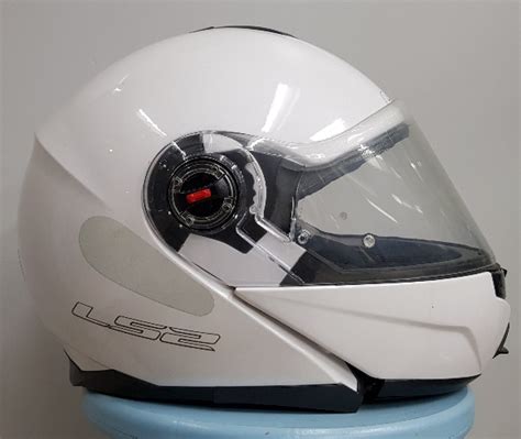Casque Modulable Ls2 Blanc Aubigny Motors