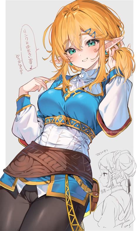 Link And Princess Zelda The Legend Of Zelda And 2 More Drawn By Shuri