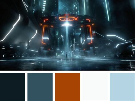 Sci Fi Color Palette Orange And Blue Рекомендации по дизайну