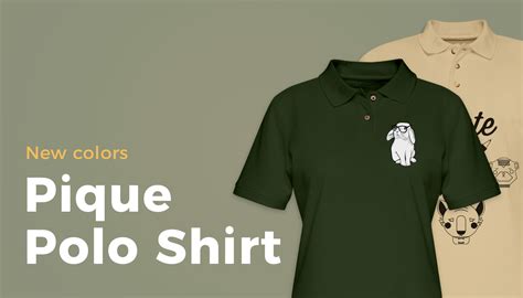 New Colors Men And Womens Pique Polo Shirts The Us Spreadshirt Blog