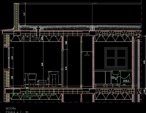 Installations Of Bath Room And Kitchen DWG Section For AutoCAD Designs CAD