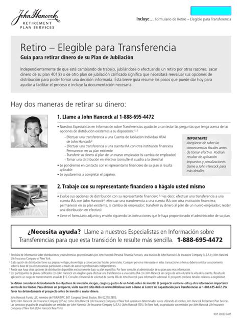 John Hancock Distribution Spanish Pdf
