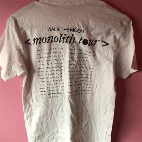 Walk The Moon Monolith 2018 Tour Tshirt Great Depop