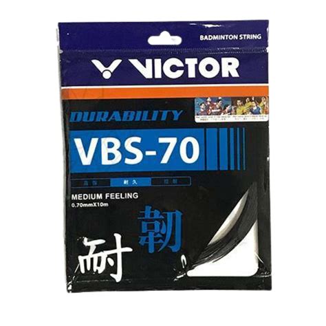 Victor Vbs 70 Black 070 Mm 10 Meter Kw Flex Racket Specialist