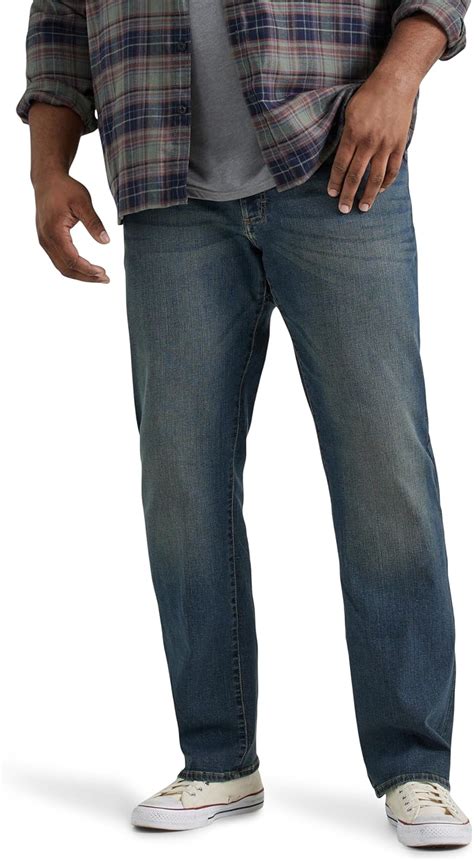 Lee Mens Big And Tall Extreme Motion Relaxed Straight Jean