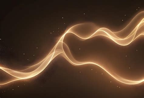 Abstract Waving Particle Technology Background Design Abstract Wave Moving Dots Flow Particles