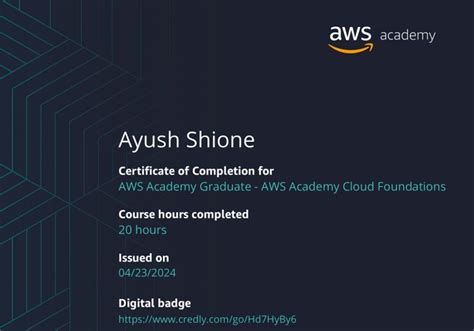 ayush shione on linkedin excited to announce that i am now an aws