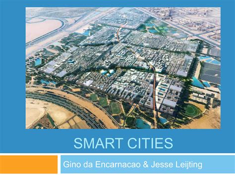Smart Cities Presentation Pptx