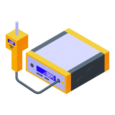 Premium Vector Valve Gas Detector Icon Isometric Vector Meter