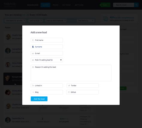 CRM UX UI For New Startup Behance