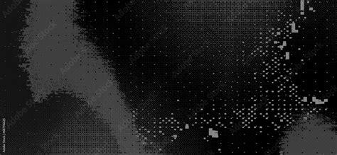 Abstract Bitmap Glitch Grunge Texture Dark Retro Vhs Screen With