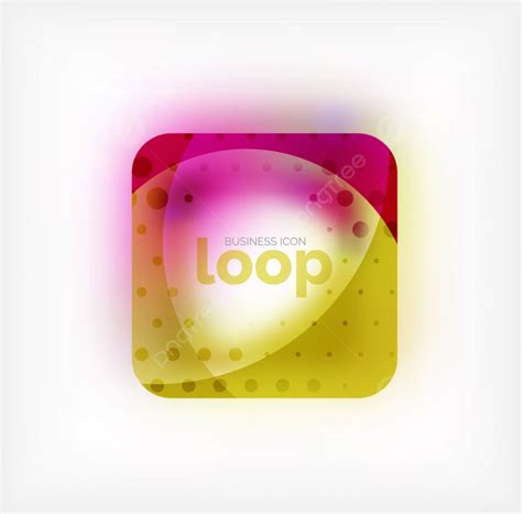 Loop Symbol Vector Art Png Vector Square Loop Business Symbol Waves
