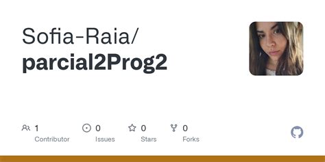 Github Sofia Raiaparcial2prog2
