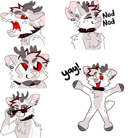 Digital Protogen Furry Emotesticker Bases Pack 1 Etsy