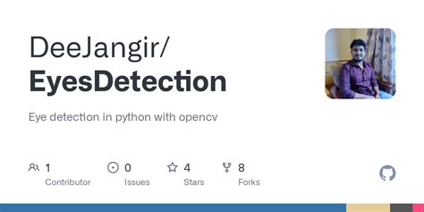 Github Deejangireyesdetection Eye Detection In Python With Opencv