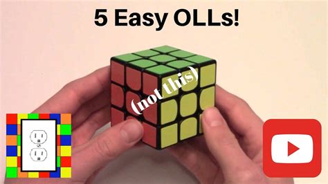 5 Easy Oll Algs That Every Cuber Should Know Youtube