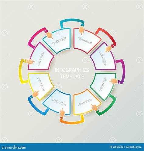 Abstract Vector Steps Infographic Template In D Style For Layout Workflow Scheme Numbered