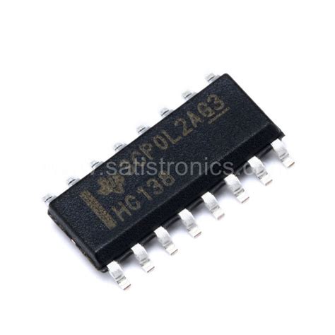 Ti Sn74hc138dr Soic 16 Logic Chip Decoding Demultiplexer Satistronics