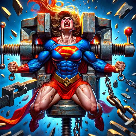 Supergirl Shattering The Vise By Wbatson99 On Deviantart
