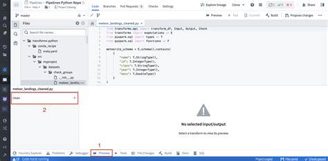 code repositories transforms preview transforms palantir