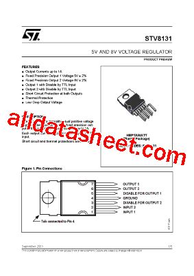 STV8131 Datasheet(PDF) - STMicroelectronics