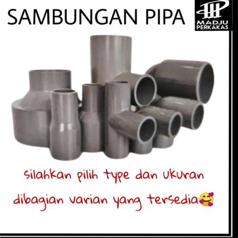 Jual Fitting Pvc Sambungan Pipa Pvc Sok Knee Tee Socket Watermur Vlok