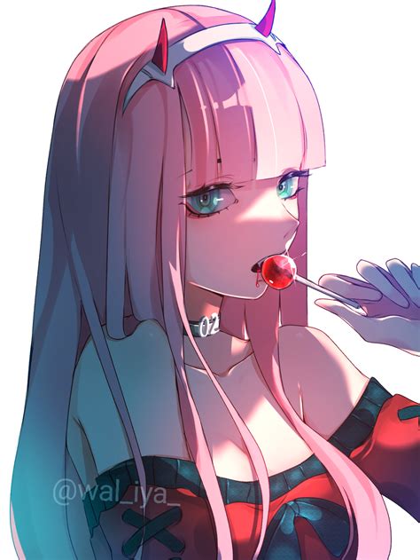 Zero Two Fanart By Me Rdarlinginthefranxx