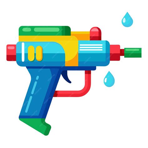 Playful Vector Design Of Water Gun Fun Summer Graphics Premium Ai