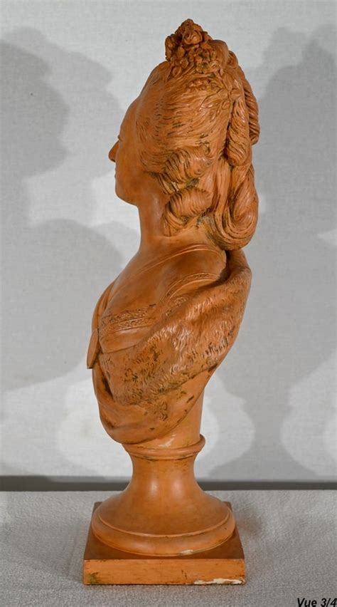 Félix Lecomte Bust Of Marie Antoinette 1920s Terracotta For Sale At