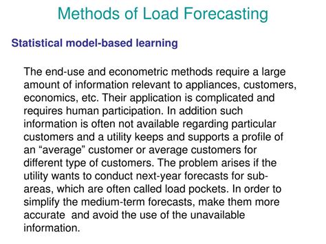 Ppt Effective Load Forecasting Techniques For Energy Utilities