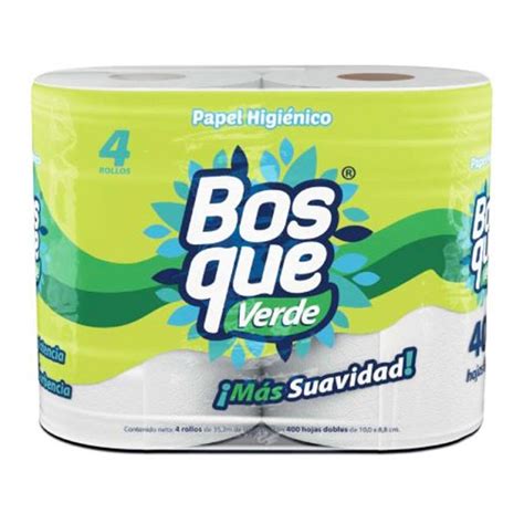 Papel Higiénico Bosque Verde 4 Rollos Lagranbodega
