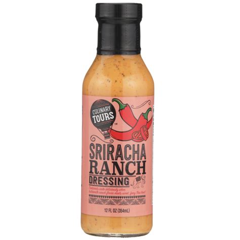 Culinary Tours Sriracha Ranch Dressing 12 Fl Oz Instacart