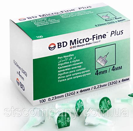 Иглы BD Micro-Fine+ «МикроФайн» 4 мм 100 шт.: продажа, цена в Днепре ...