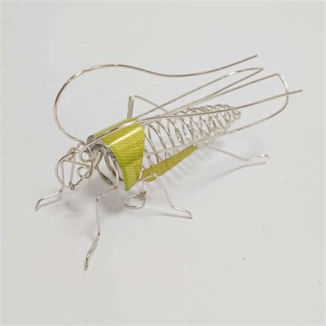 Yellow Grasshopper Becka Gauld At The Jardine Gallery