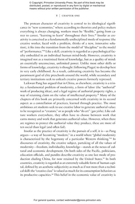 Creativity Class Princeton University Press