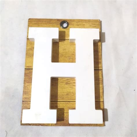Jual Huruf Abjad H 3d Charakter Sign Inisial Nama Jakarta Utara Dropby Tokopedia