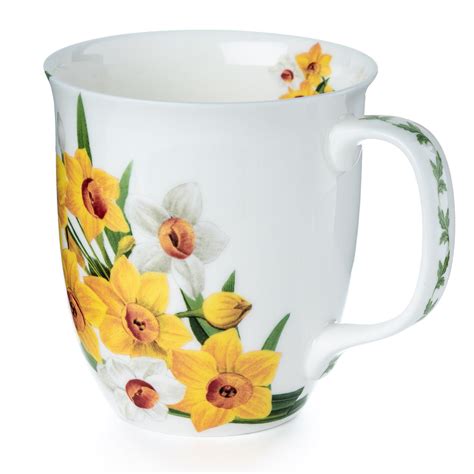 Botanical Flowers Narcissus Java Mug Mcintosh Mugs
