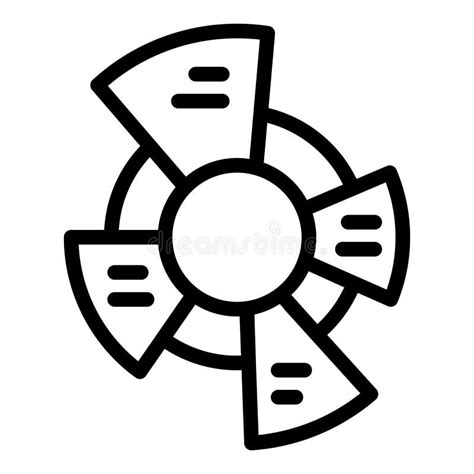 Population Growth Pie Chart Icon Outline Vector Graph Increase Stock