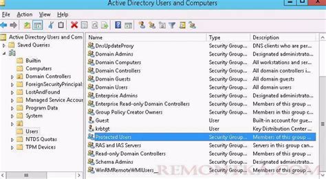 Группа защищенных пользователей Active Directory РЕМОНТКА