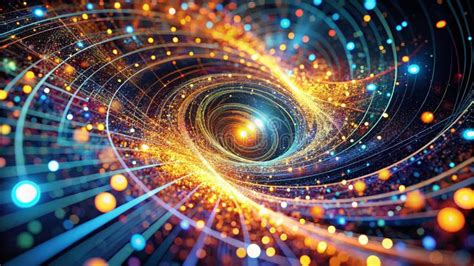 Exploring The Futuristic Ai Network Visualizing Complex Data Flows And Digital Connections In A