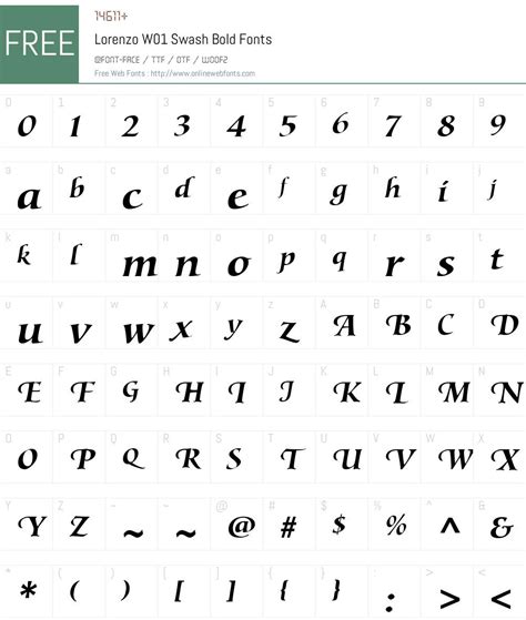 Lorenzo W01 Swash Bold 100 Fonts Free Download Onlinewebfontscom